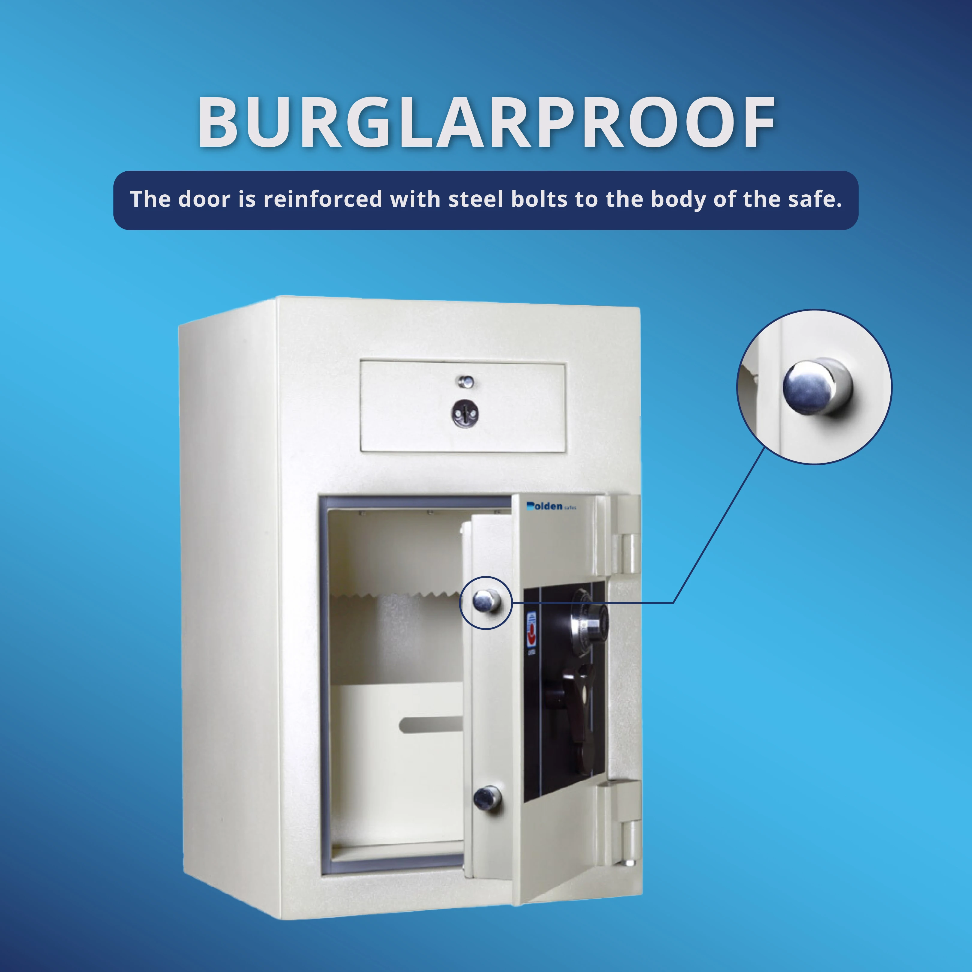 Retail Supermarket Fireproof Burglarproof Safe for Cashier Daily ...