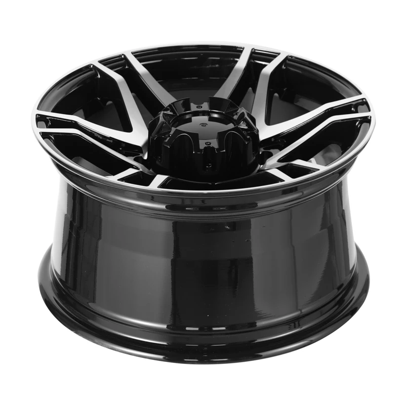 6029 Concave 15x8 Deep Dish Black Car Alloy Aluminum Mags