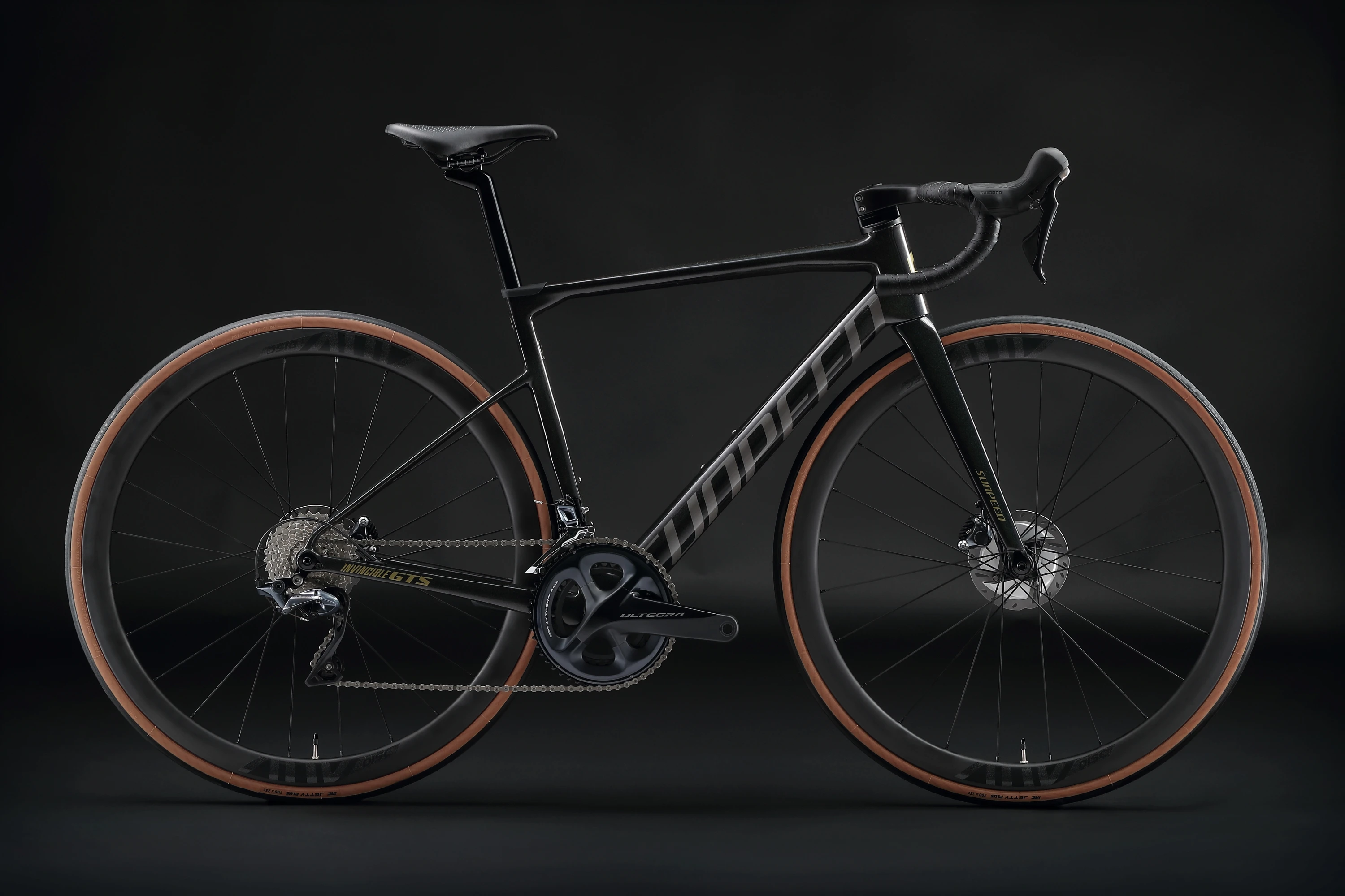 SUNPEED Invincible GTS Carbon Road Racing Bike with Hydraulic Disc Brakes