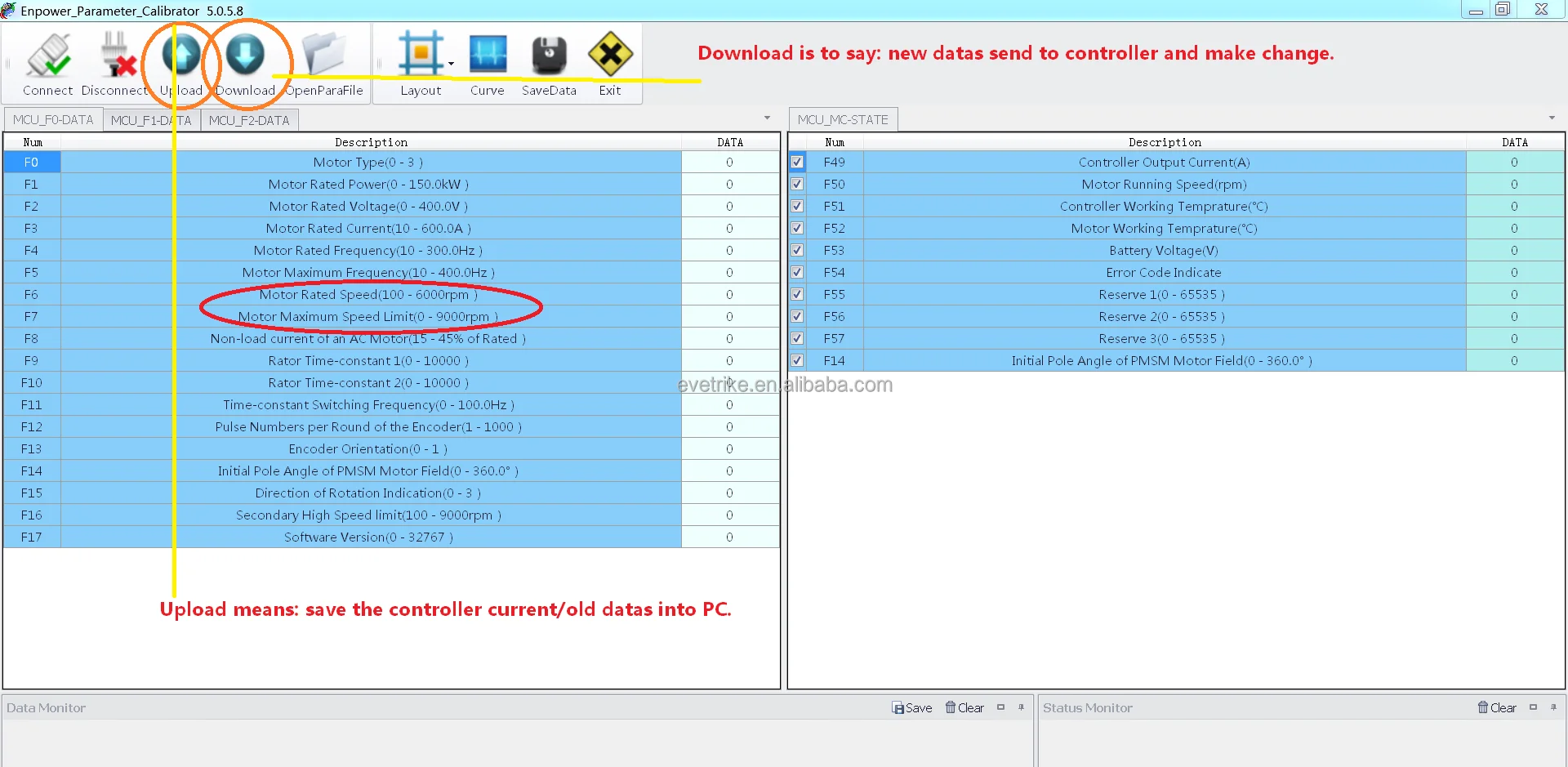 Enpower Inpower Bluetooth Programmer Mc3818 For Kandi Kruiser Golf Cart ...