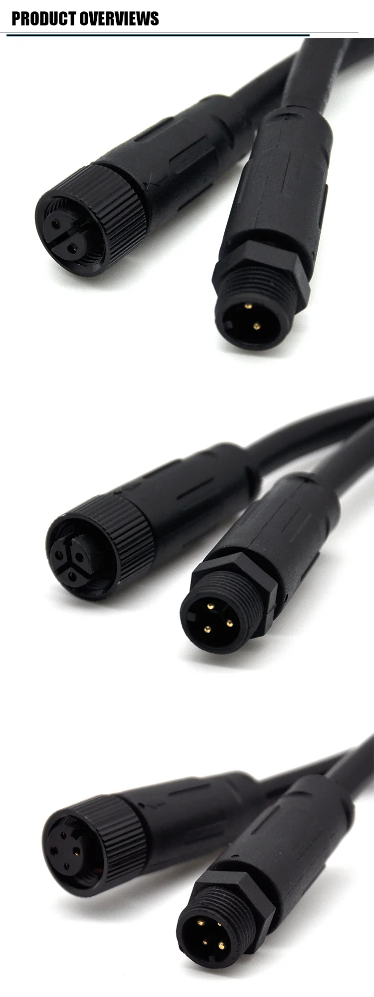 M6 M8 M12 M16 M20 M23 M25 M29 IP65 IP66 IP67 IP68 Waterproof Connectors