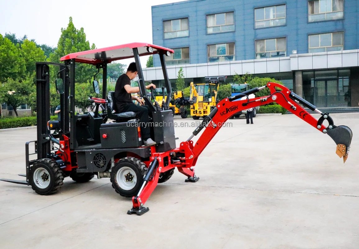 Construction Machinery Fork Loader Forklift Articulated Chinese Compact ...