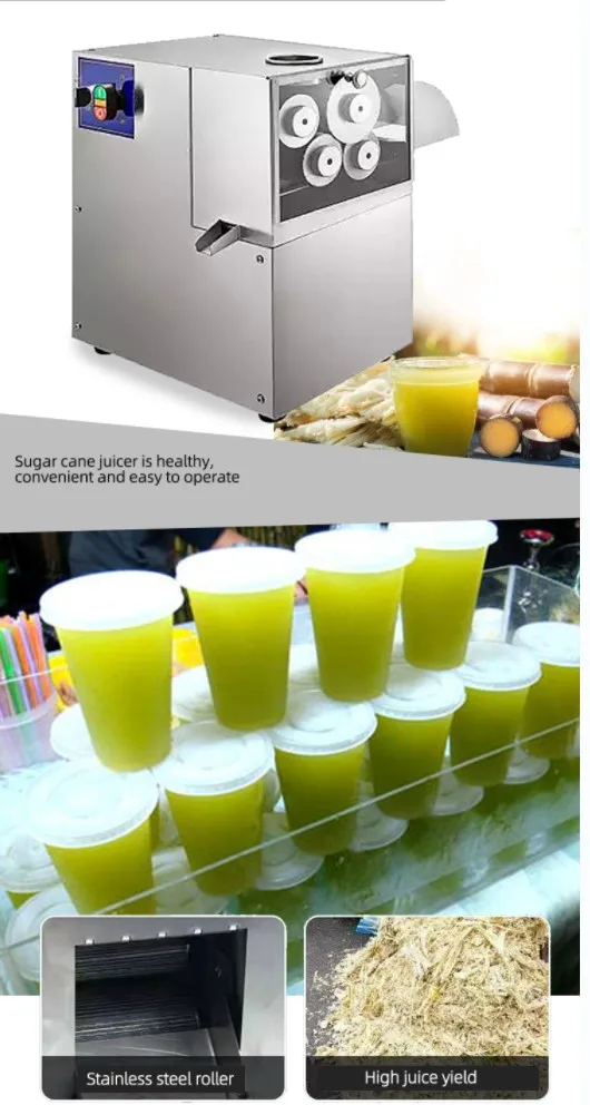Efficient Sugar Cane Juice Extractor - High Capacity Machine