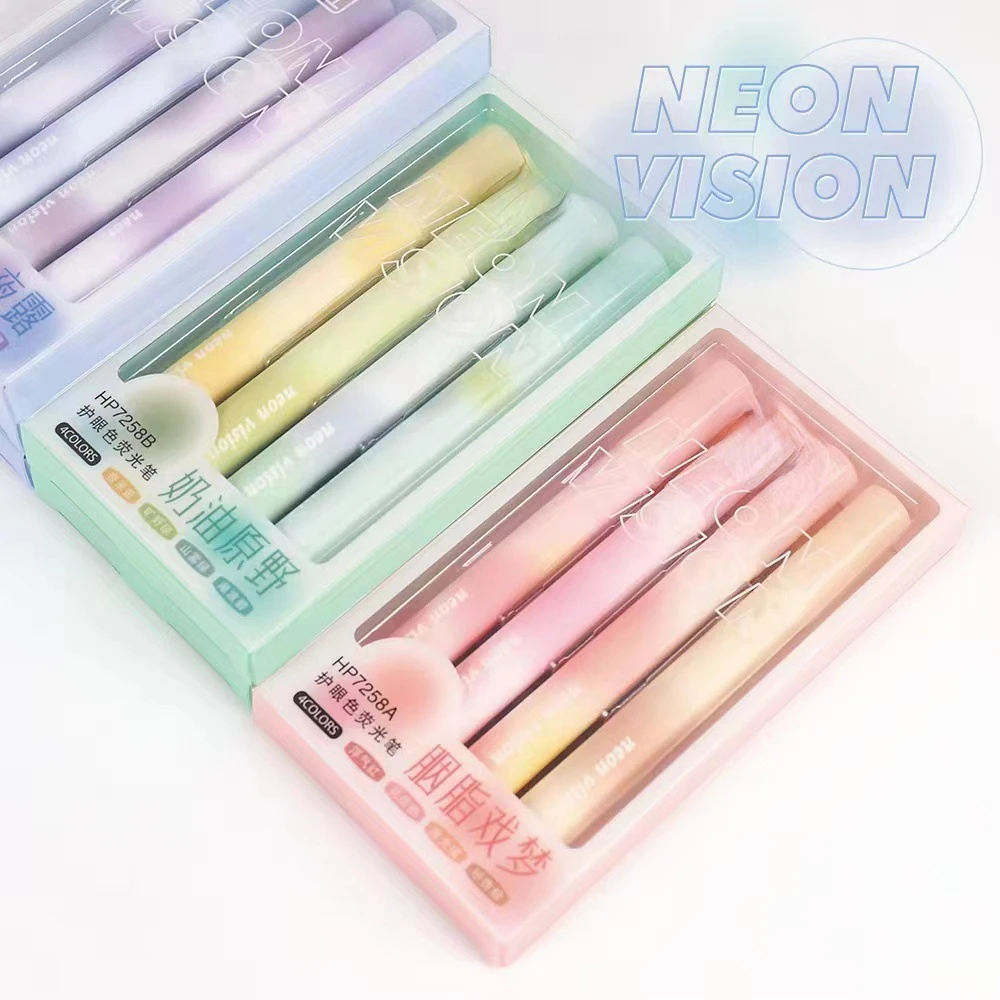Dazzling Creative Color Mini Plastic Handbooks Set 4pcs Soft Head ...