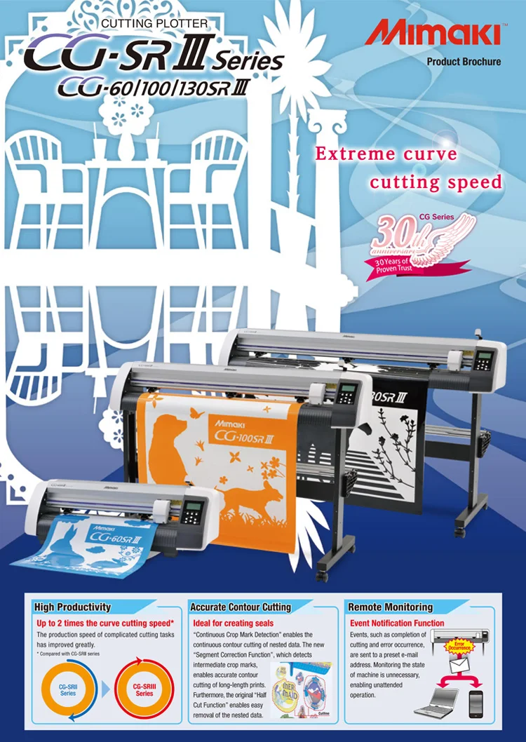 Mimaki CG-60SRIII Cutting Plotter - High Productivity Inkjet Printer