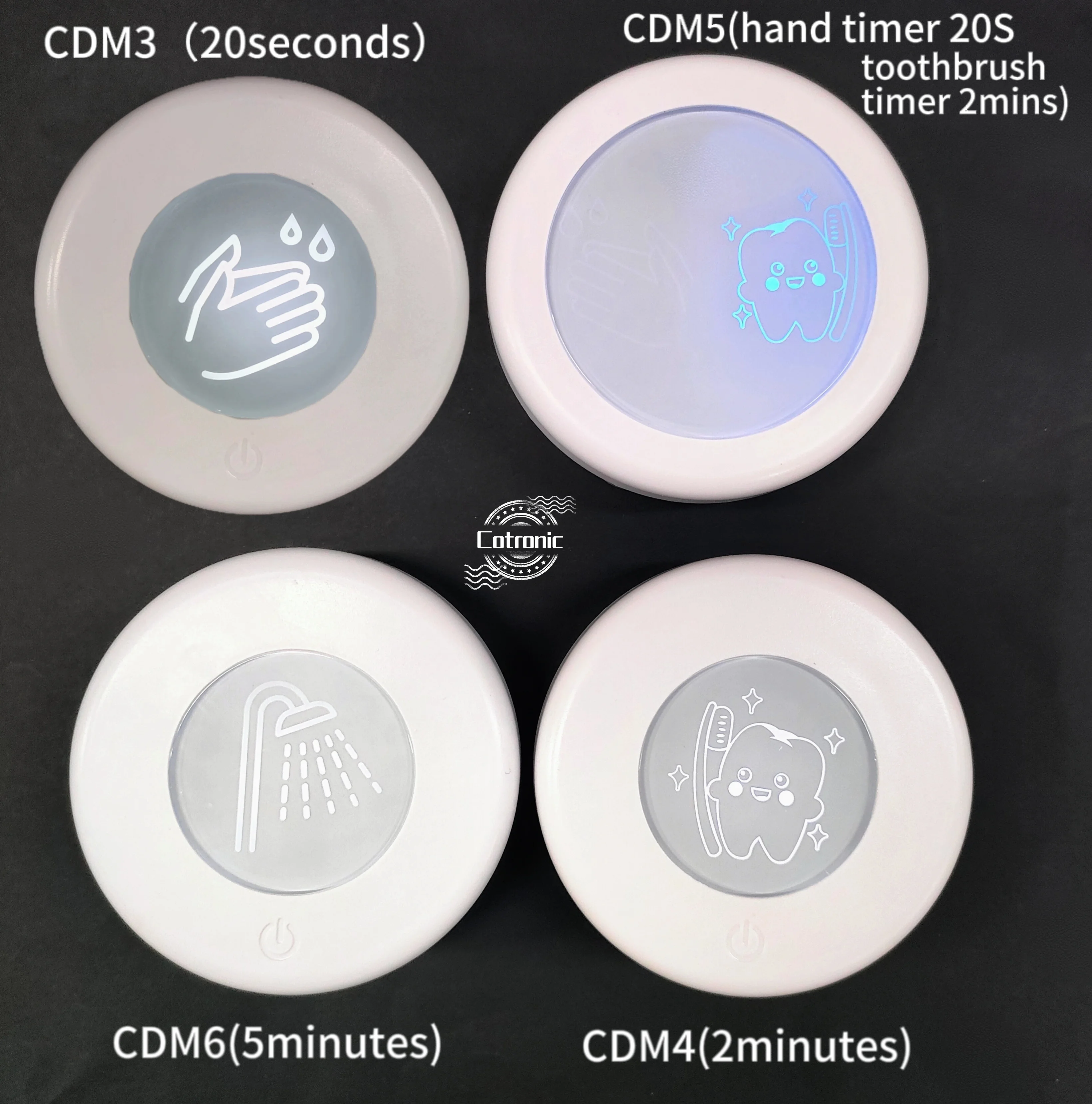 2 in 1 Hand Wash Timer and Toothbrush Timer for Kids - Cotronic