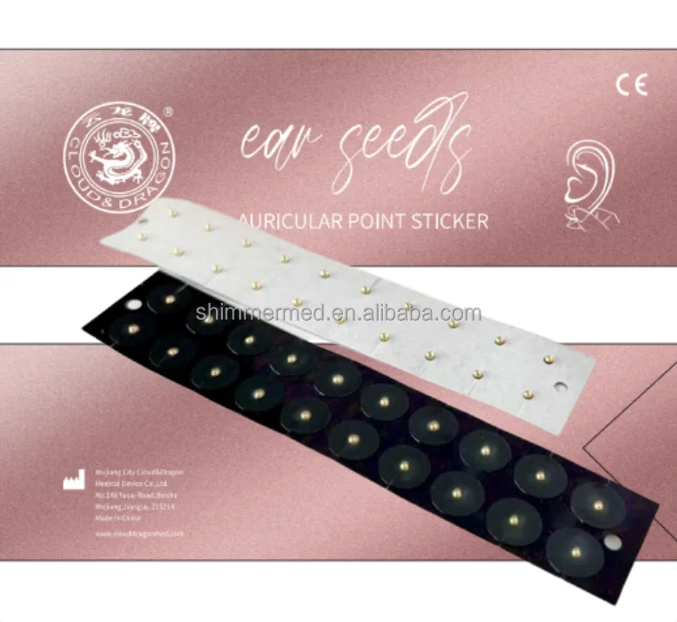 24K Gold Ear Seeds for Auricular Therapy - Improve Body