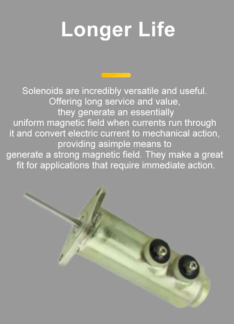 110-6465 1106465 3306 972g Spare Parts Flameout Solenoid For E329d 330c ...