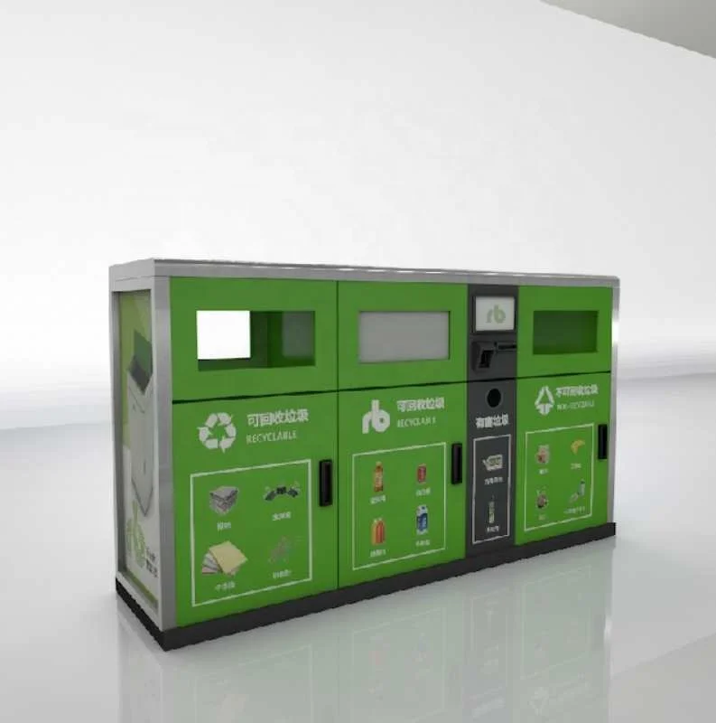 Automatic SS Structure Intelligent Waste Segregation Compress Dustbin ...