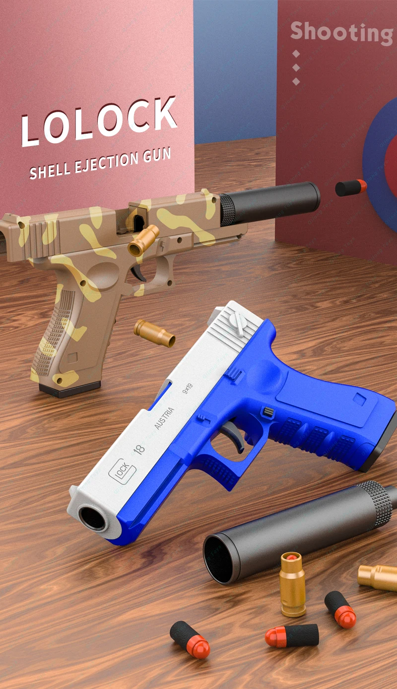 G18 Toy Gun - Fun and Safe Shooting for Kids and Adults