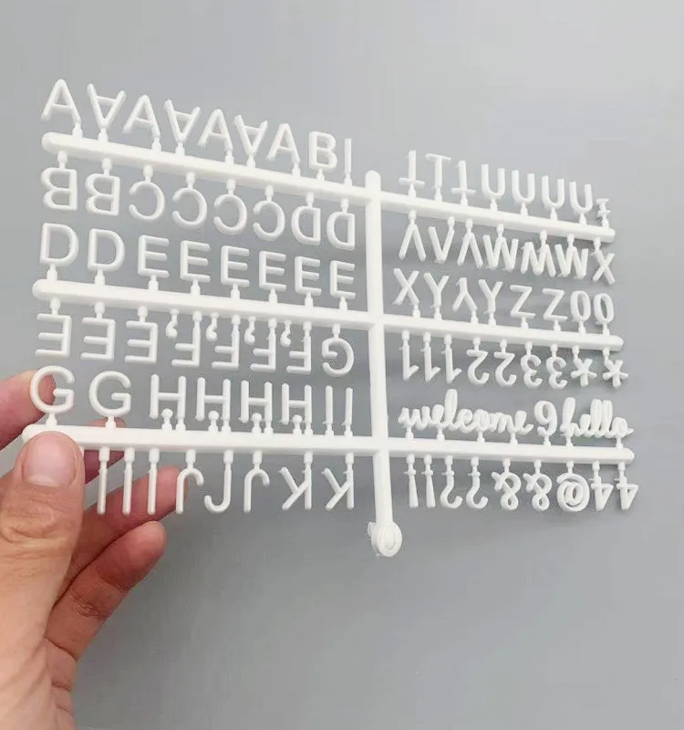 Wholesale 1/2 Inch Plastic Letters for Felt Letter Board