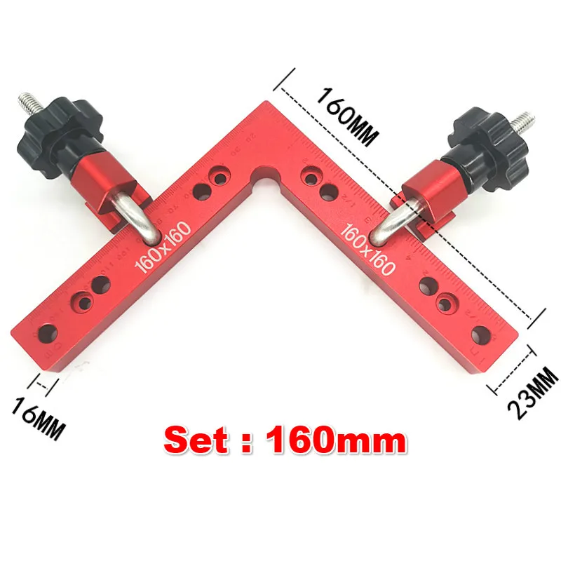 Woodworking Adjustable Corner Clamping Ruler Aluminium Right Angle ...