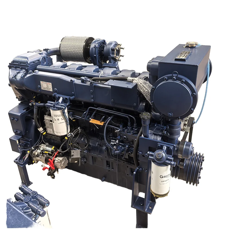 Marine 300 hp Diesel Engine Shanwei Tuo 6126ZLC 220kW Chinese two ...