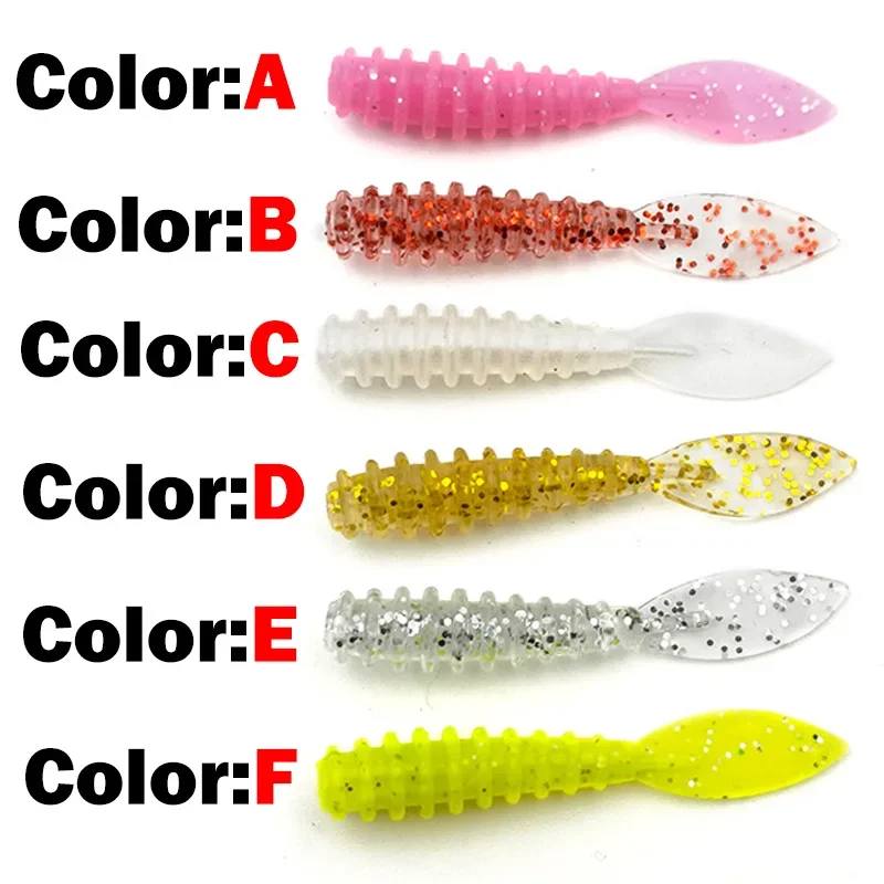 1 New 10pcs Wobblers Mini Ocean Rock Fishing Soft Lures Rubber Soft ...