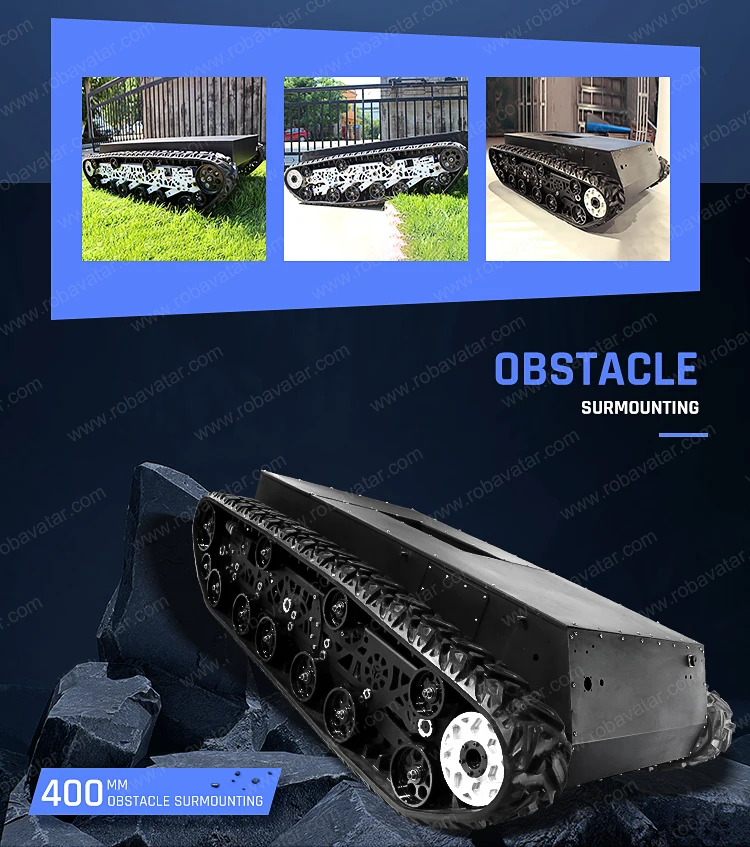 Max Payload 500kg Industrial Robot AVT-18T Crawler Robot Chassis Heavy-duty Robot Platform with ...