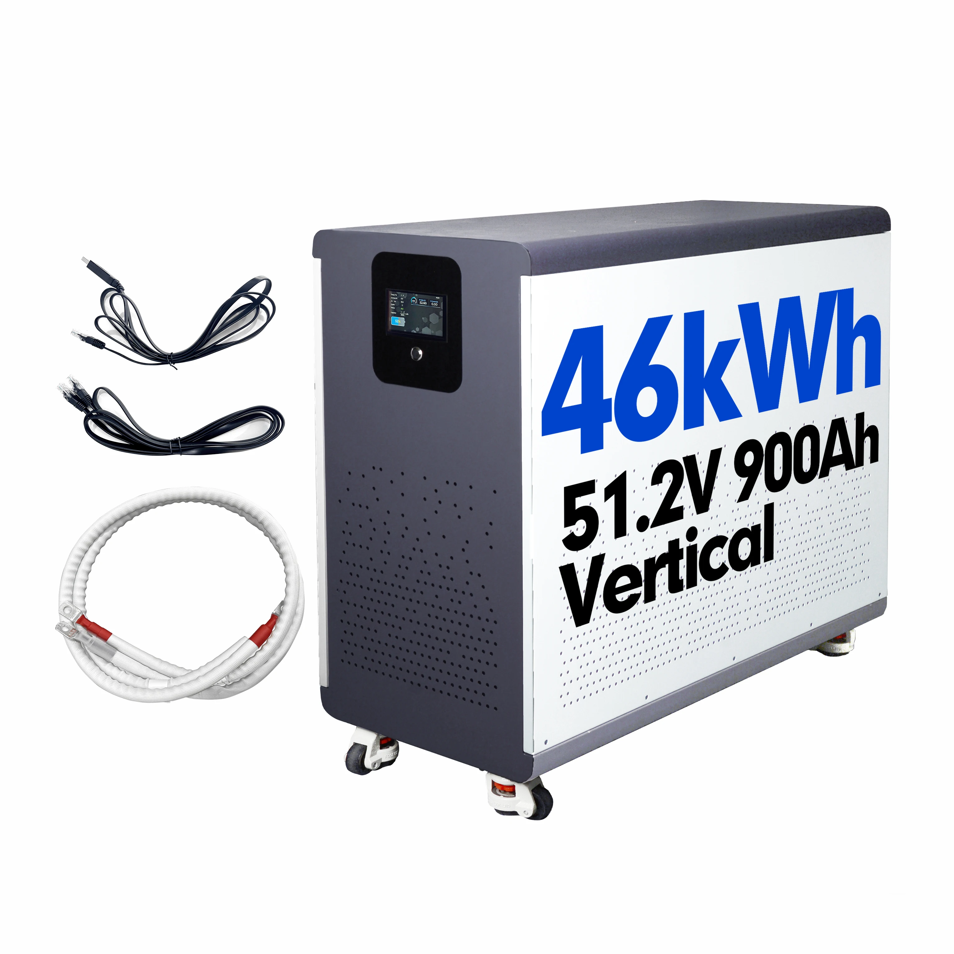 30Kwh 46Kwh Movable Home Energy Storage 51.2v 600Ah 900Ah Lithium Ion ...