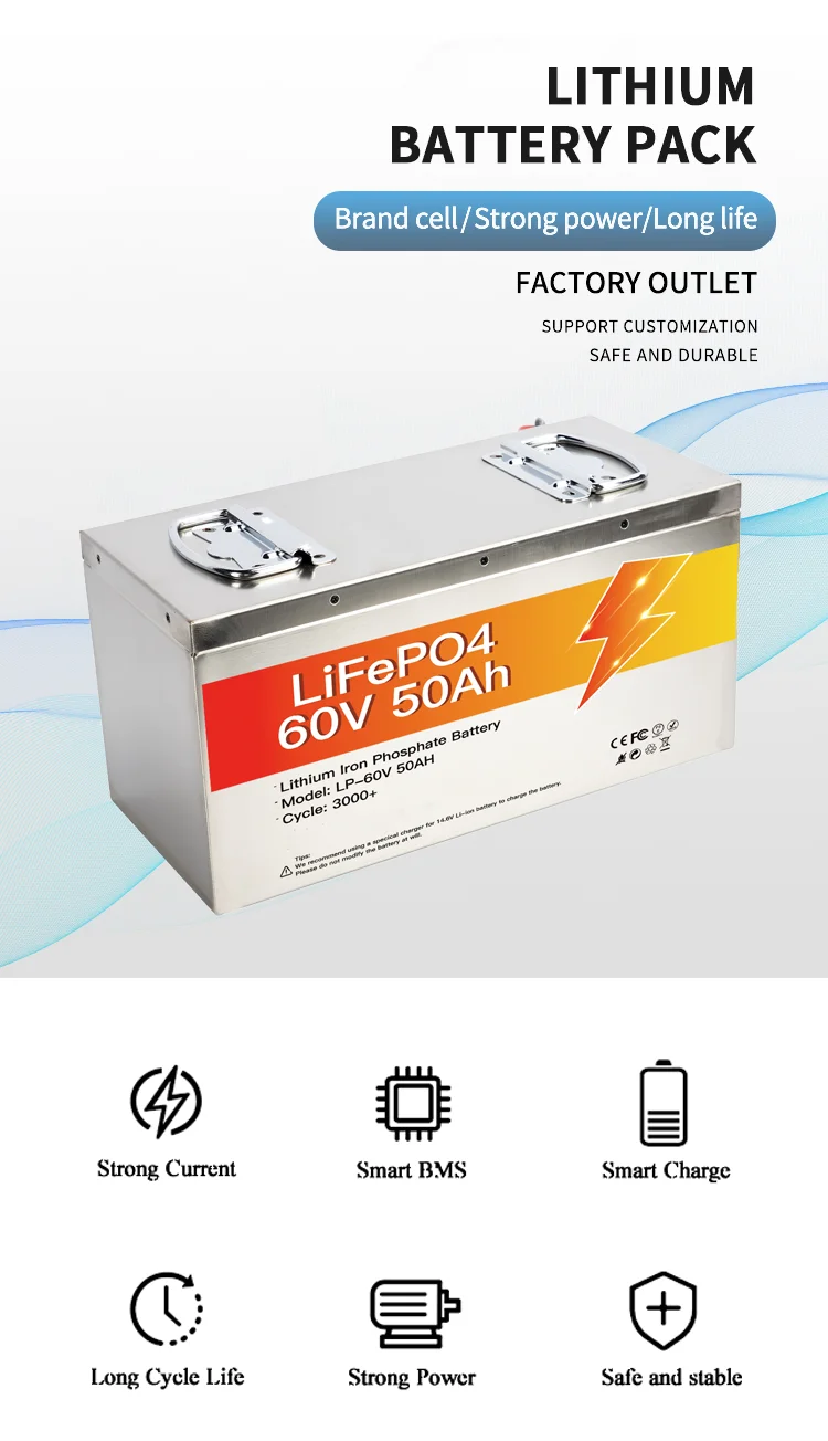 ZTGF 60V 50ah Lithium Battery Pack for Electric Vehicles