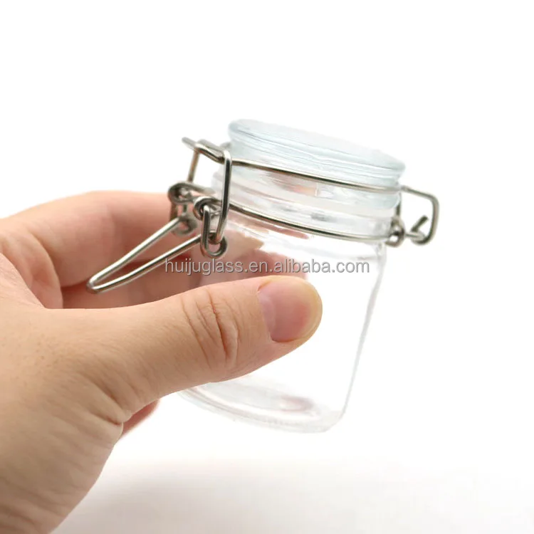 Glass Jars with Latch Lids - Airtight & Versatile Storage