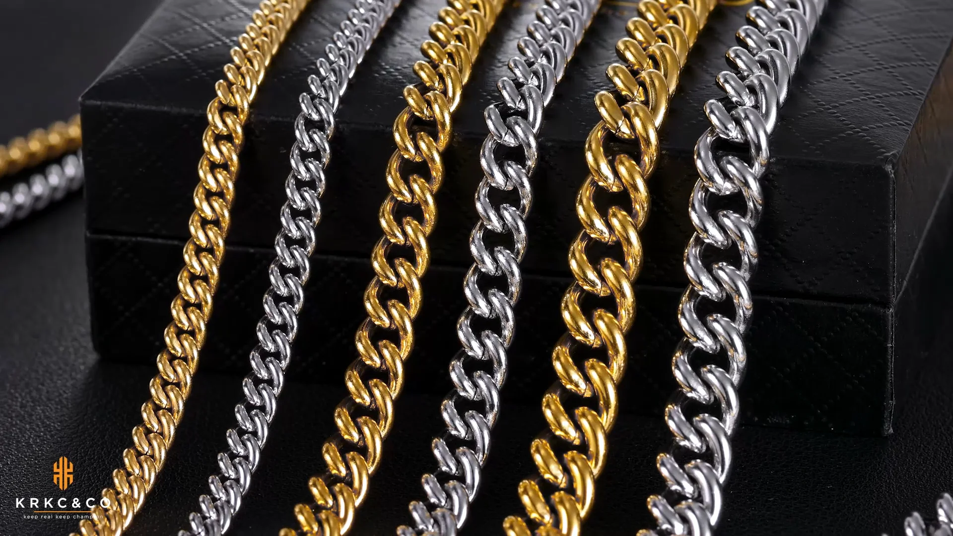 5mm Men Miami Cuban Hiphop Jewelry Women Fashion 18k Real Gold Plated ...