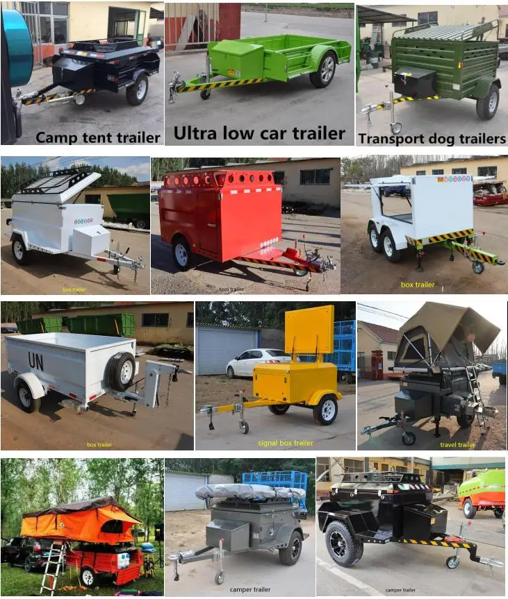 Small Car Camping Box Cargo Trailer for Sale - 700kg Load Capacity ...