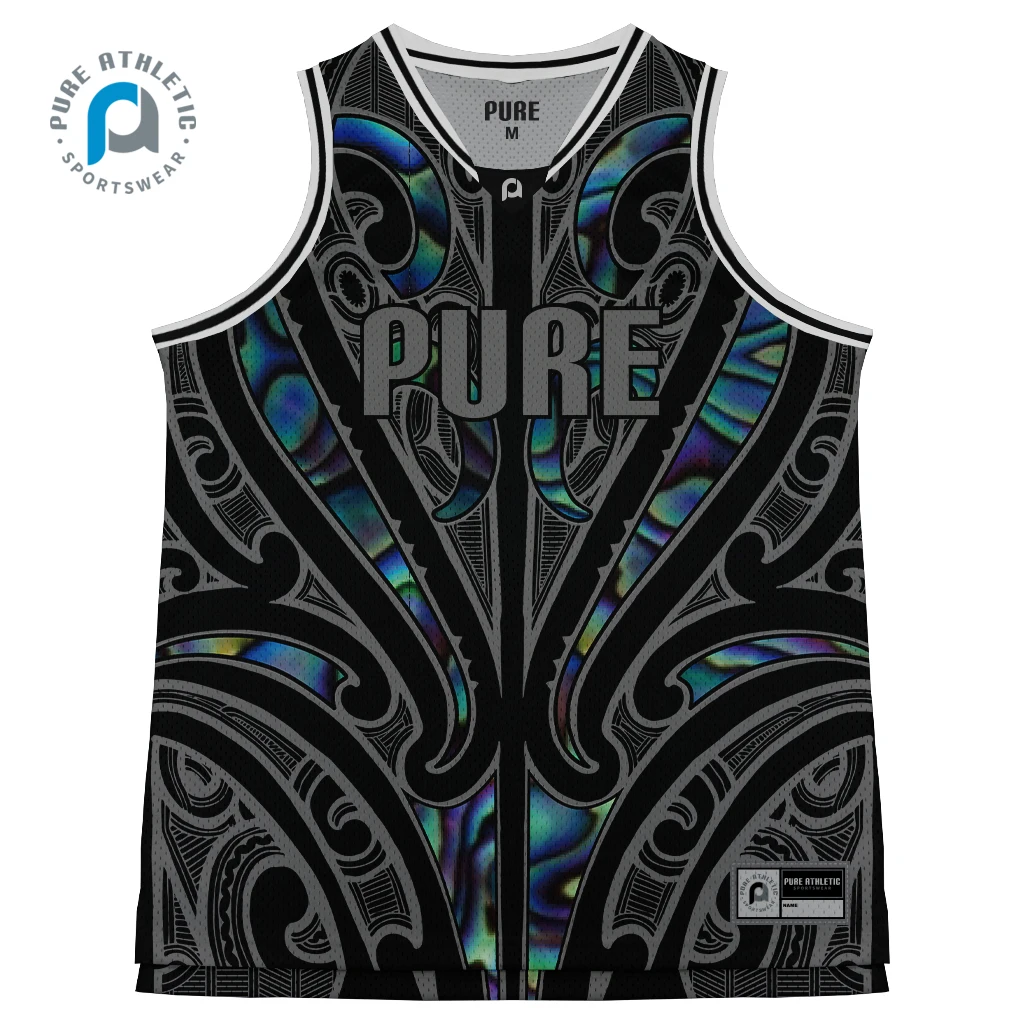 Pure 2024 Custom Mesh Indigenous Sublimation Breathable Training ...