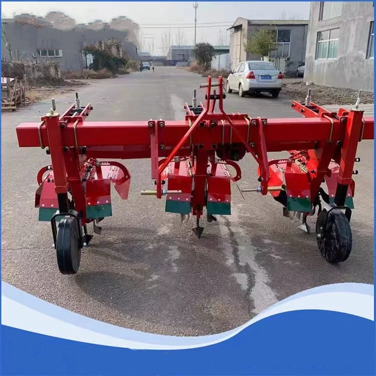 Agricultural Tractor With Double Potato Cultivator Rotary Cultivation ...