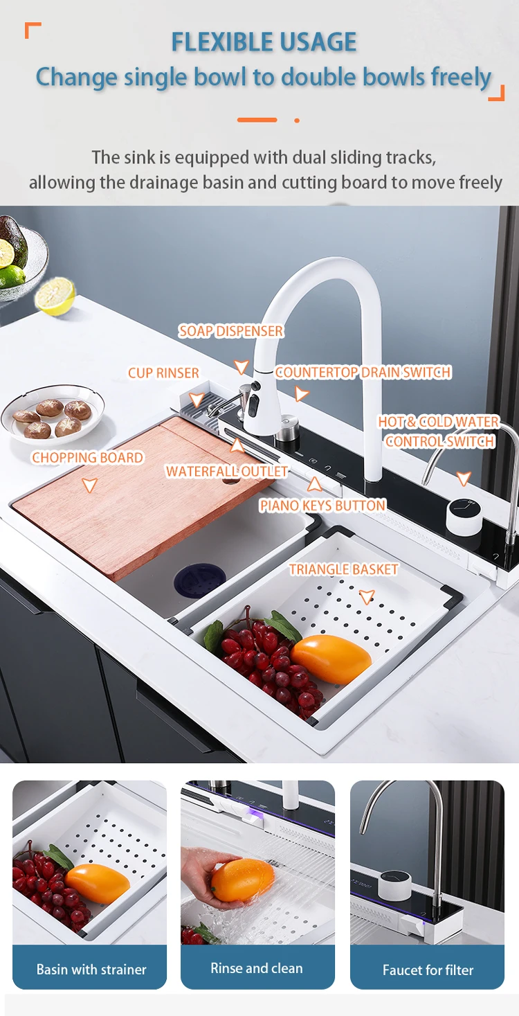 Stainless Steel Sink - Durable & Stylish Kitchen Upgrade