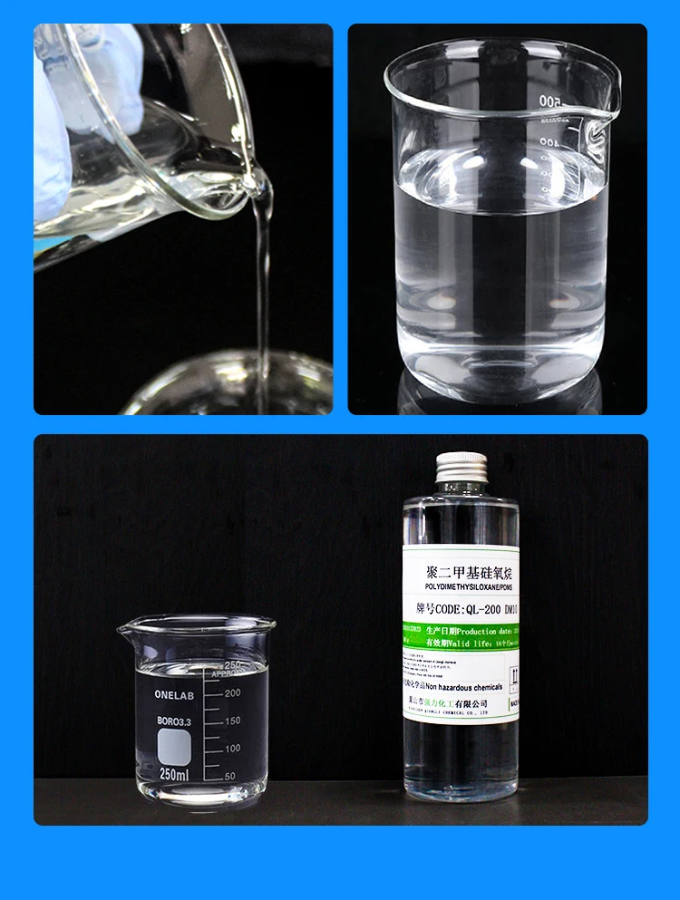 Polydimethylsiloxane Silicone Fluids Low Viscosity Silicone Dimethicone ...