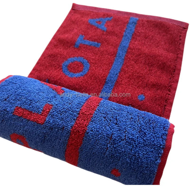 High Quality Jacquard Weaved Logo Beach Towels - Custom Dyed Yarn