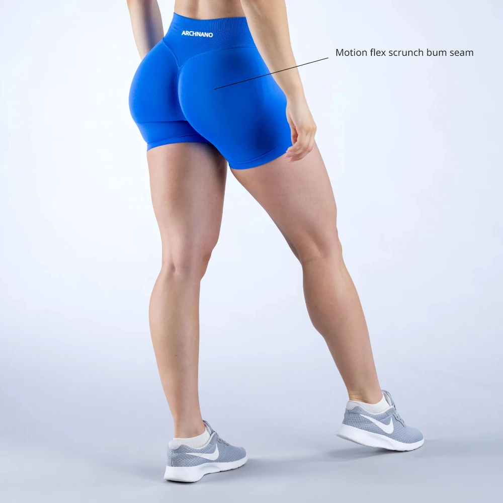 Dfyne Impact Shorts 4.5" High Stretch & Durable Seamless Flex Scrunch ...