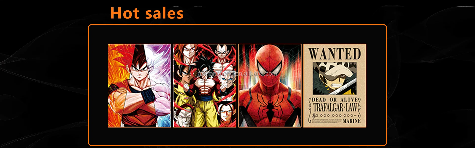 3D Anime Poster - Triple Transition Flip 30x40 Cm