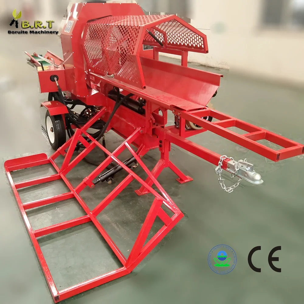 30T Hydraulic Firewood Cutting Machine - Efficient Wood Processing