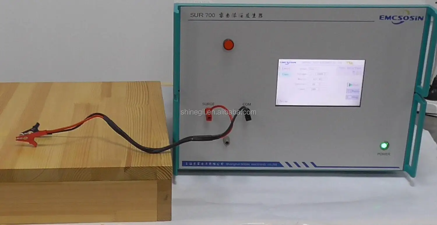 IEC 61000-4-5 EMC Surge Generator 10kV for 1.2/50 10/700 Waveform ...