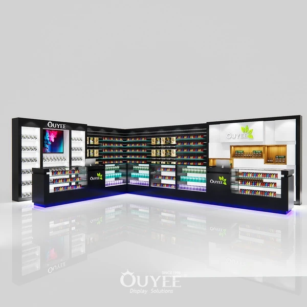 Design Convenience Store Floor Display Cabinet Tobacco Display Stand ...