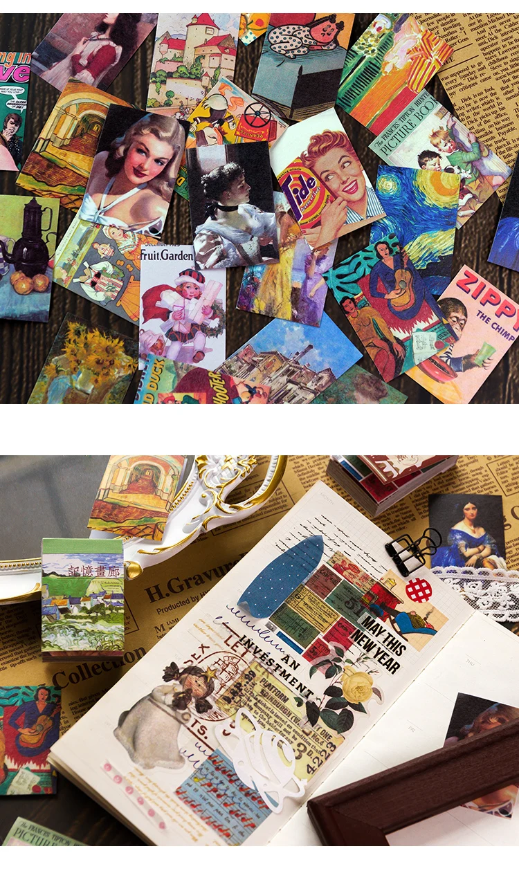 Creative Cartoon Portable Mini Small Bean Book European Retro ...