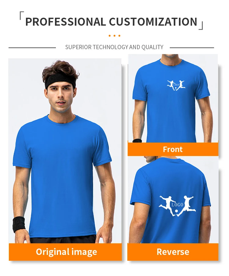 Wholesale 60% Cotton 40% Polyester Blend T-Shirts for Men