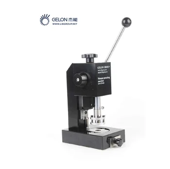 Lithium Ion Battery Lab Machines Manual Punching Machine For Coin Cell ...