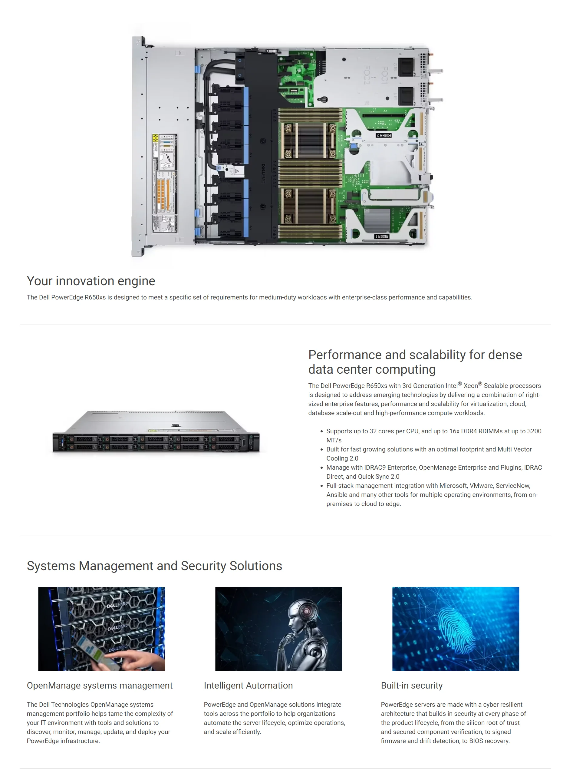 Good Price Dell Poweredge R650 1u Rack Server R650 Dell Server With ...