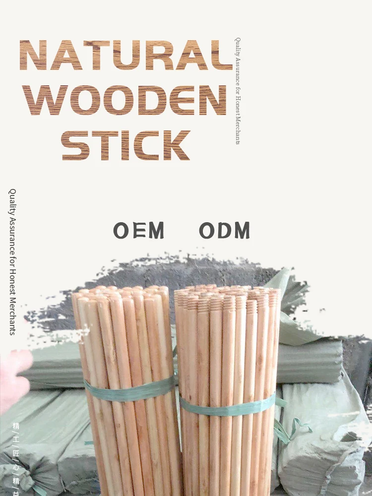 Wooden Inclined Floor Broom With Long Handle Indoor Outdoor Household ...