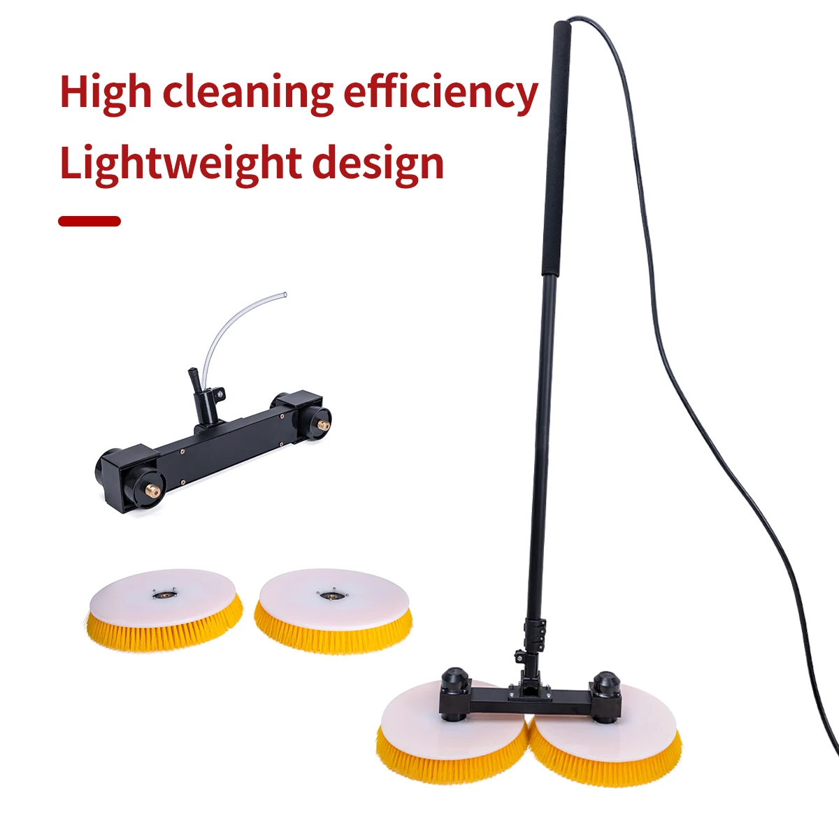 Zhenda Versatile Cleaning Solar Panel Brush Equipment Rotary Double ...