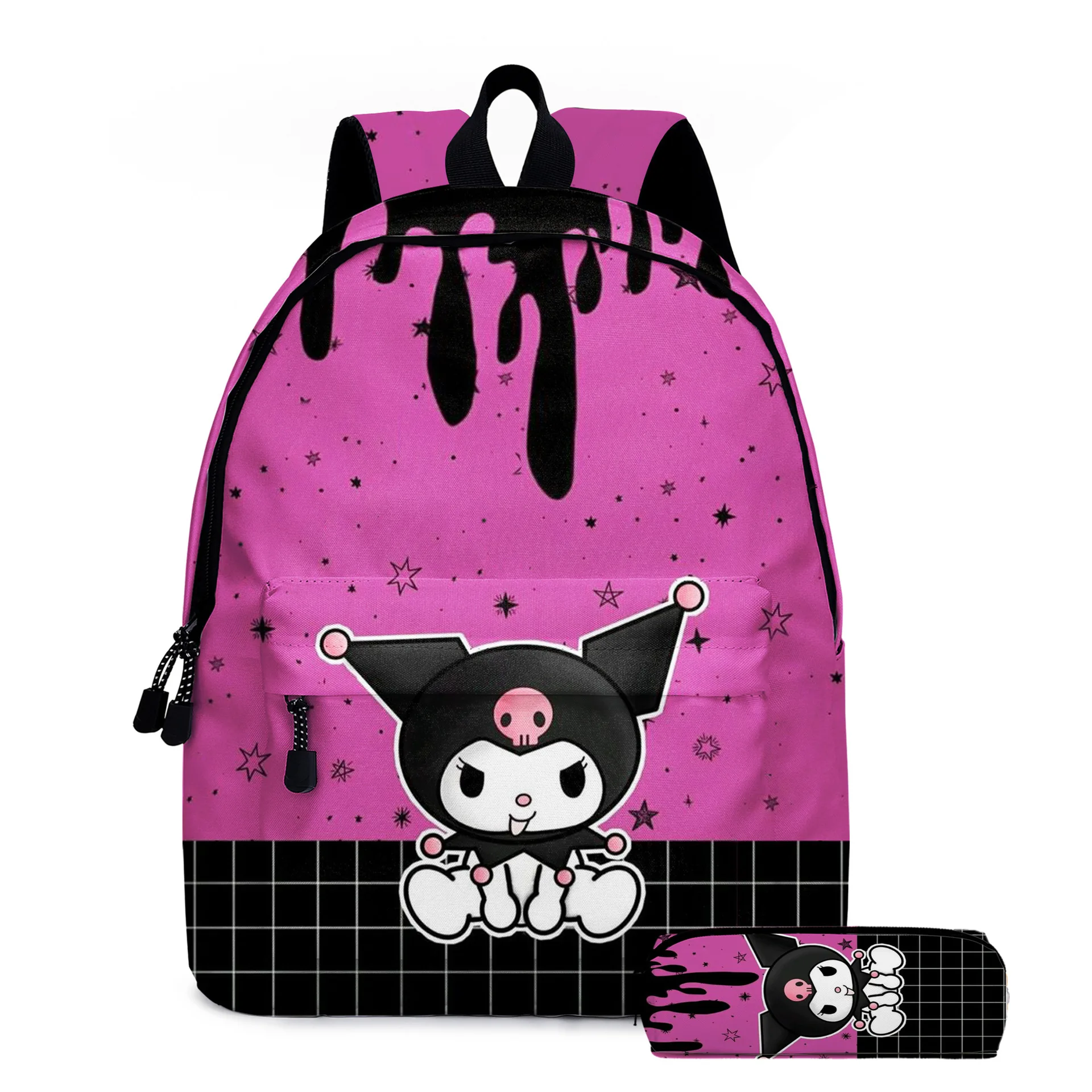 Newstar Kuromi New School Bags Little Devil Kuromi Purple Backpack ...