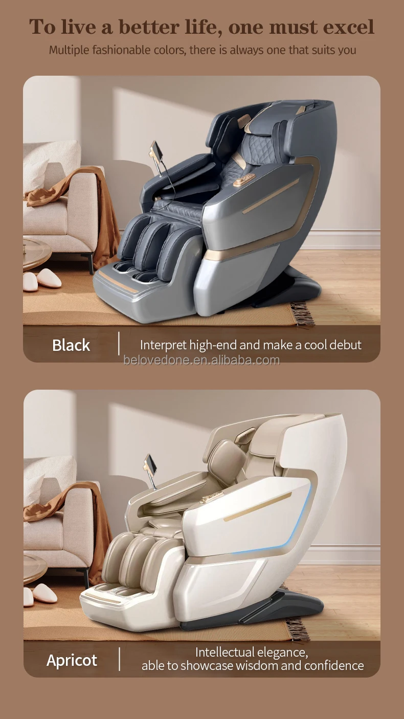 Custom Color Logo Electric Family Armchair Massage Full Body 3d 4d Zero ...