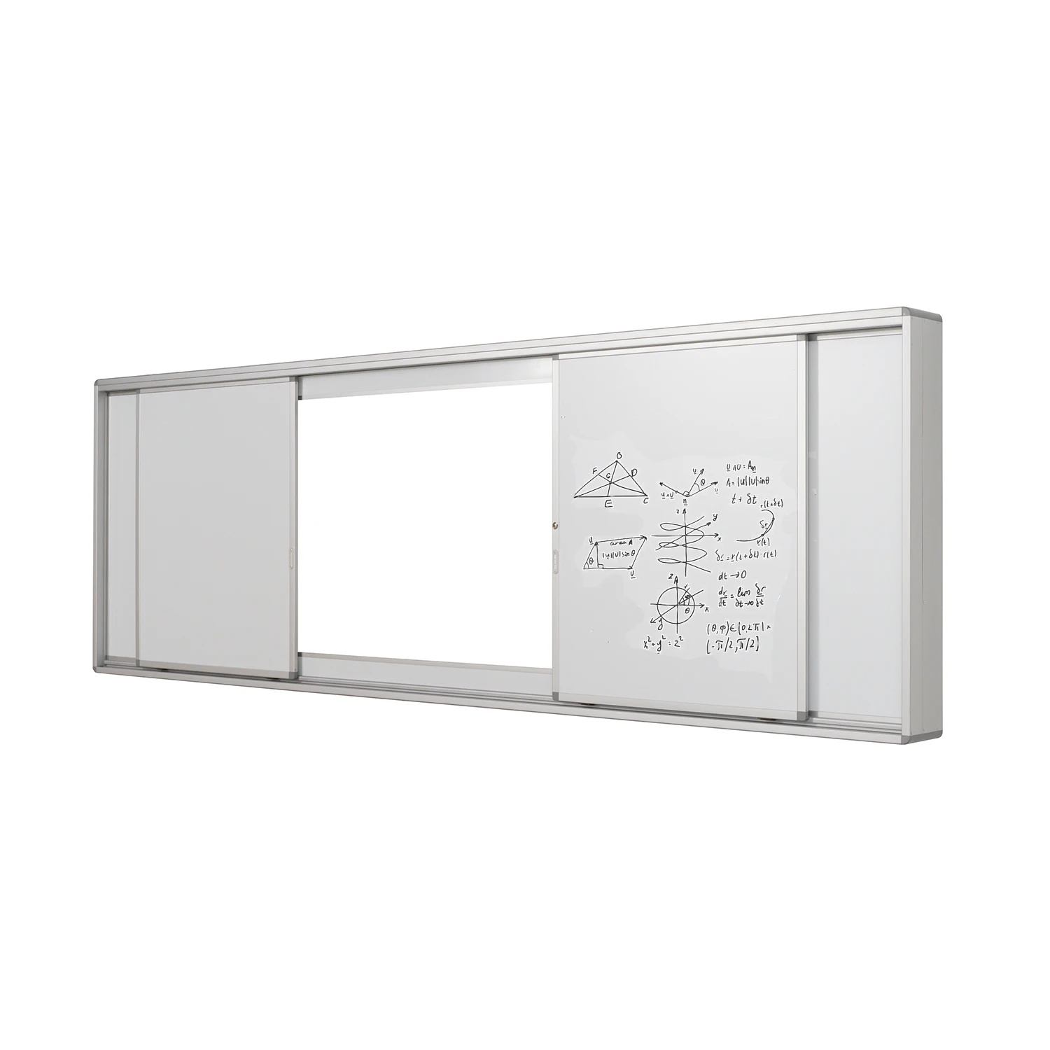 4300x1305mm Horizontal Sliding Porcelain Whiteboard Premium Ceramic ...