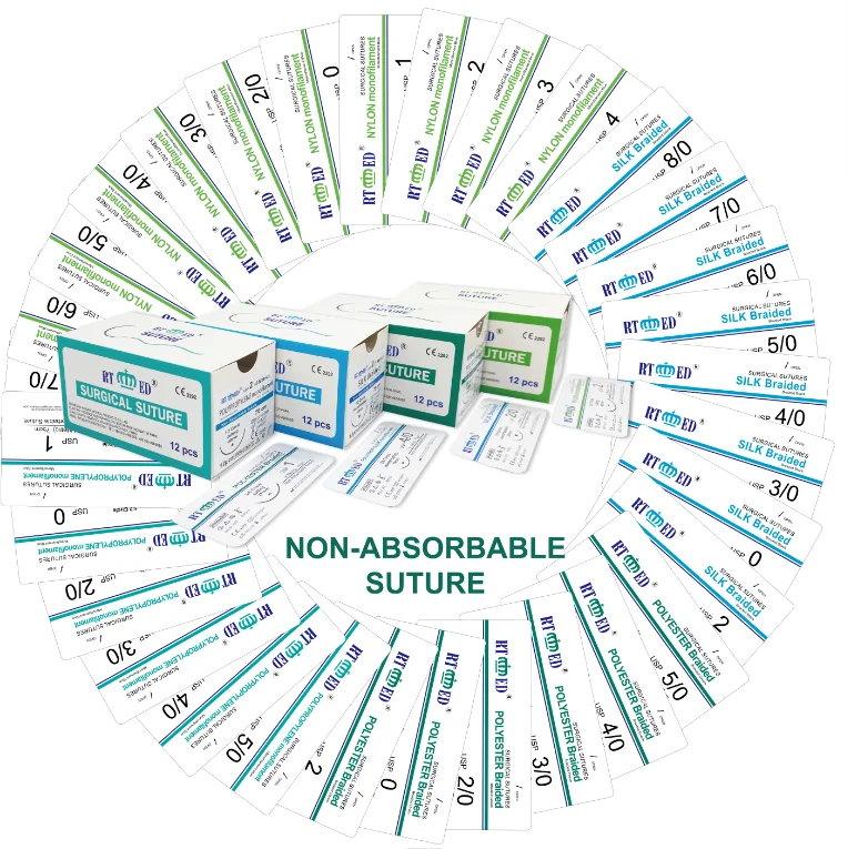 Surgical Suture With Needle Of Nylon - Buy Suture With Needle,Blue ...