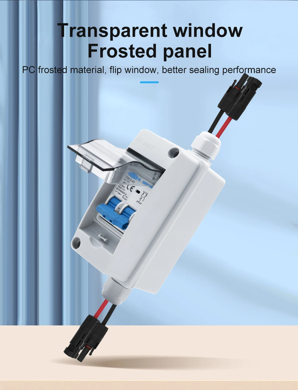 TOMZN Solar photovoltaic PV Combiner Box with circuit breaker IP65 HT ...