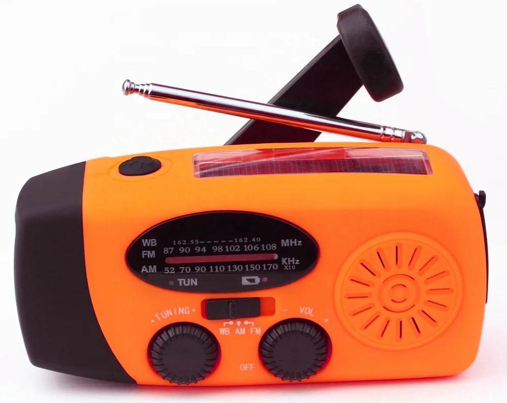 Hand Crank Camping Dynamo Radio - Emergency Solar Powered