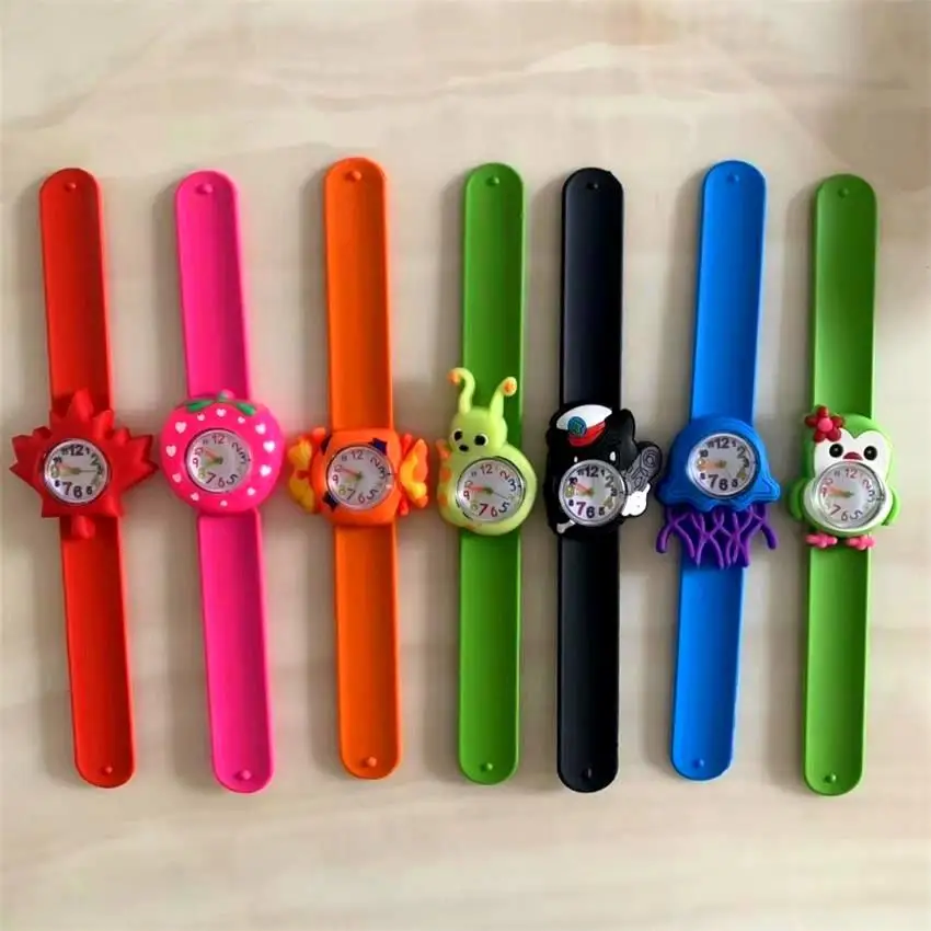 30 Styles Digital Slap Children Kids Watch Cute 3d Cartoon Animal Wrist ...