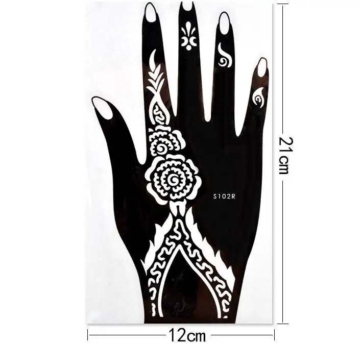 Sexy Mehndi Stickers - Beautiful Henna Tattoo Stencils