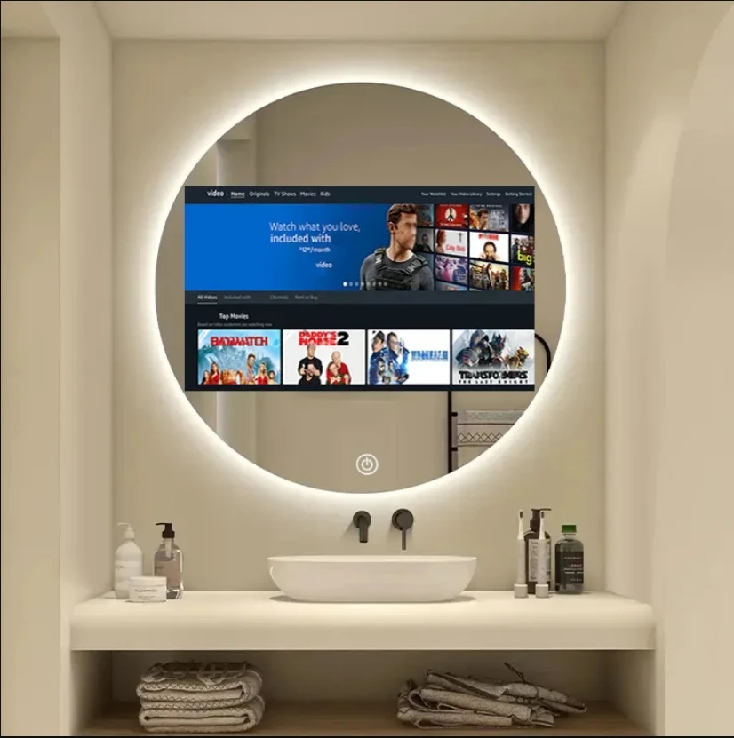 High Quality Hotel Magic Smart Tv Android Mirror Smart Led Mirror ...