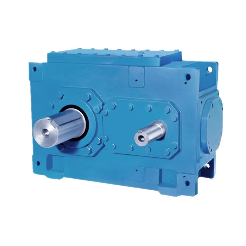 B Series Helical Bevel Gearbox 2 Speed Transmission Right Angle ...